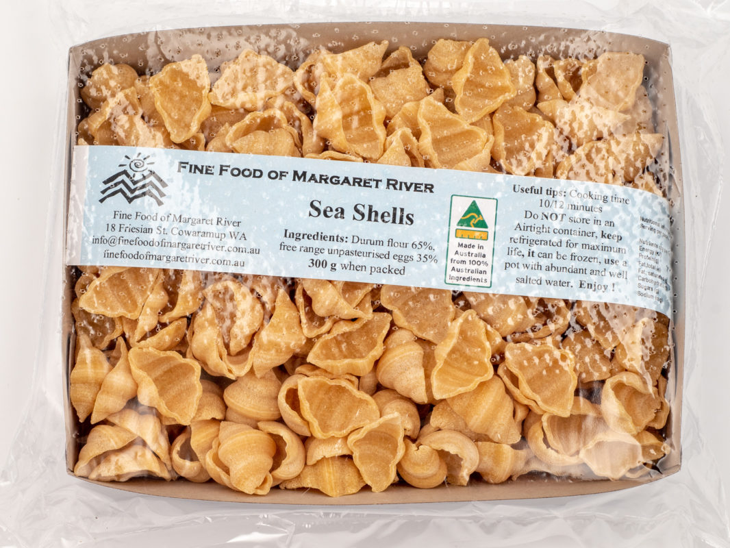 Sea Shells Egg Pasta 300g - Fine Food of Margaret River